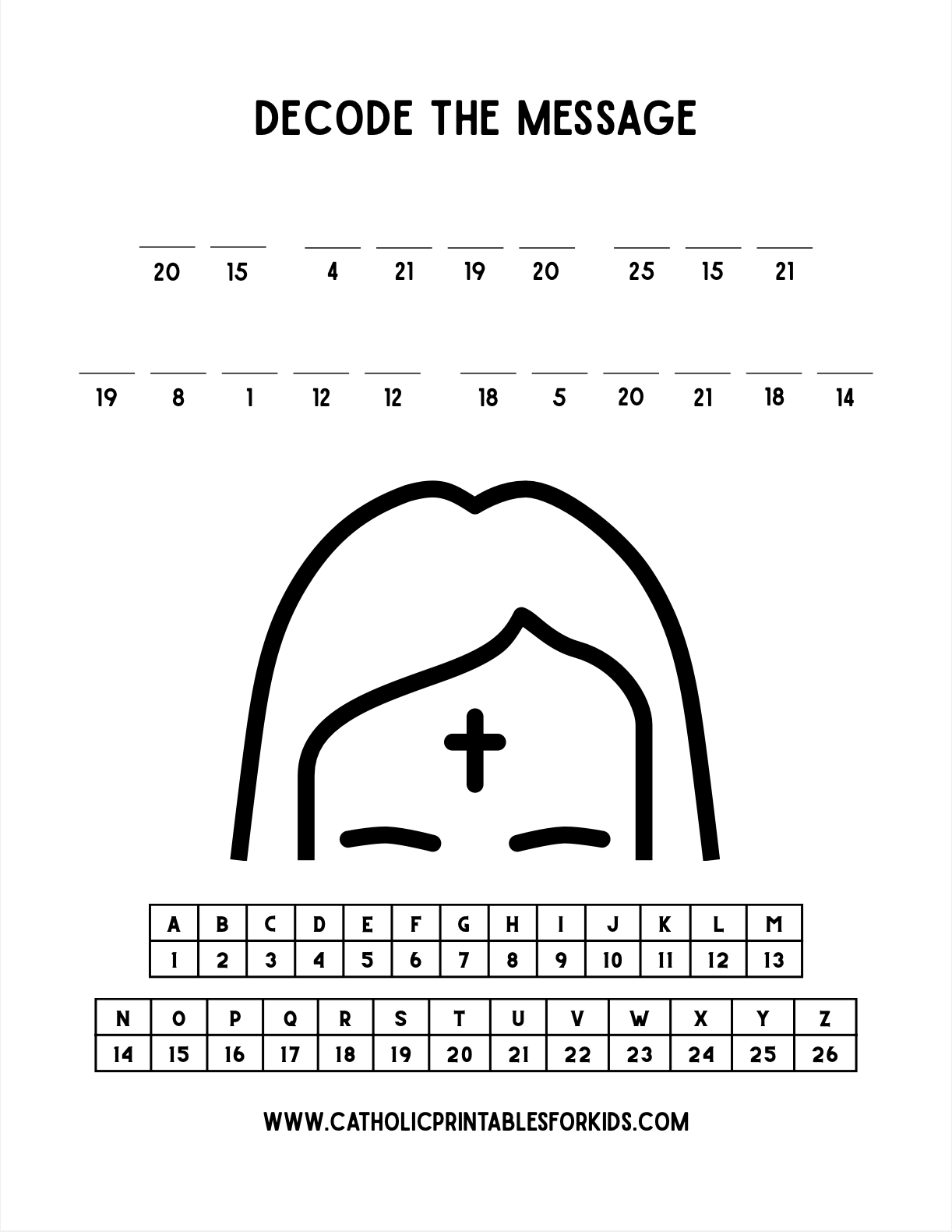 Free Lent Activities for Kids – Catholic Printables for Kids