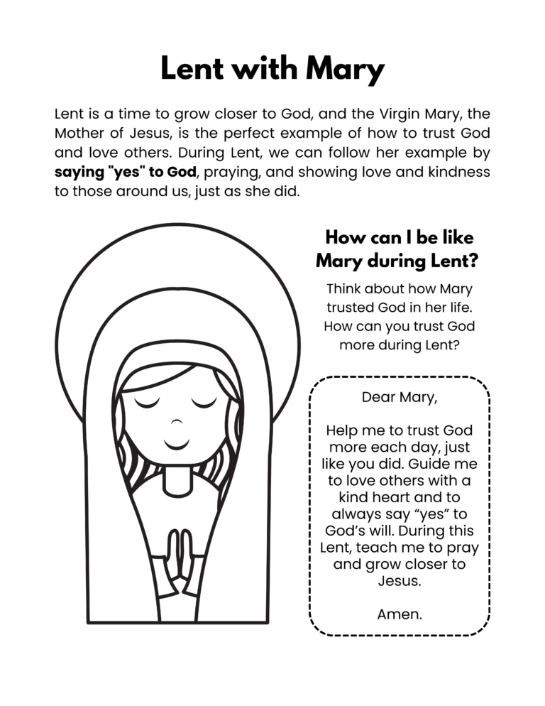 Preparing for Lent + Free Printable – Catholic Printables for Kids