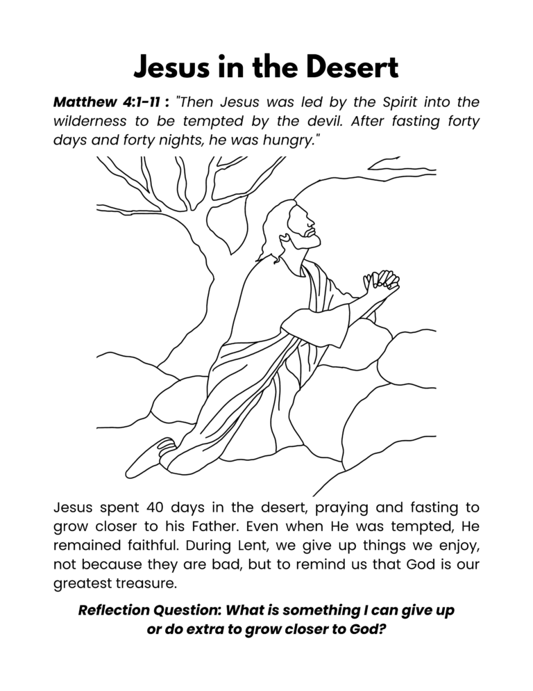 Preparing for Lent + Free Printable – Catholic Printables for Kids