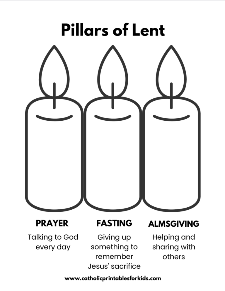 Preparing for Lent + Free Printable – Catholic Printables for Kids