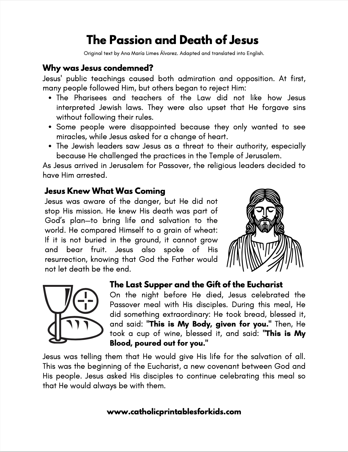 Journey Through Holy Week: The Passion of Jesus Explained for Kids ...