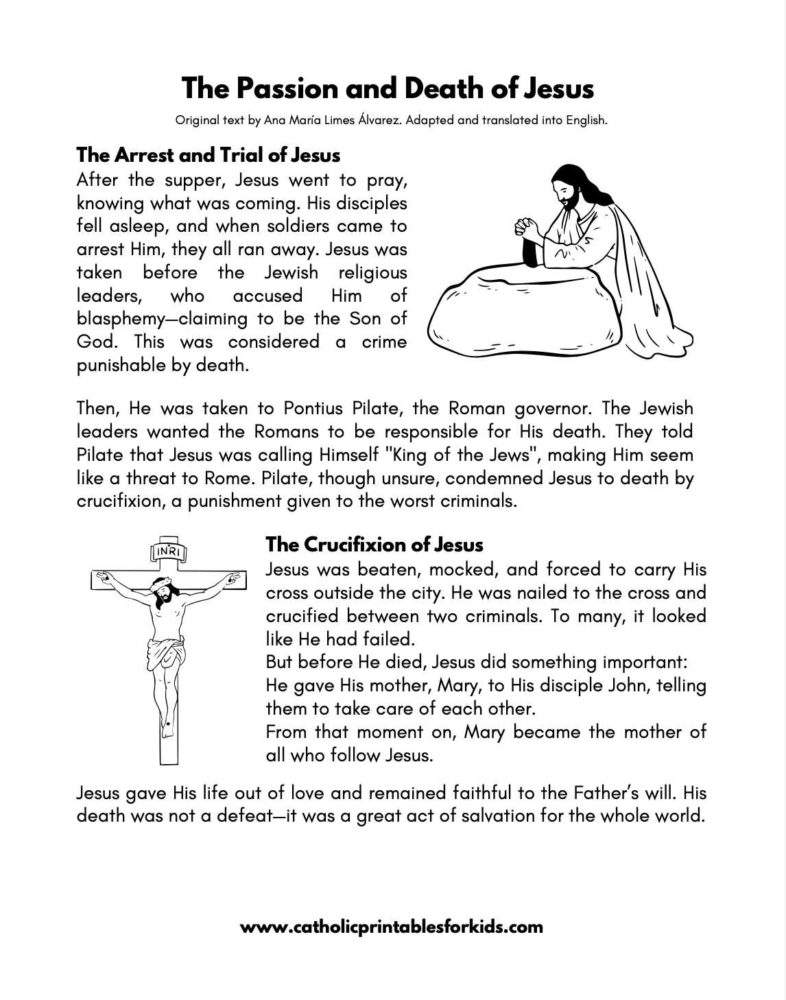 Journey Through Holy Week: The Passion of Jesus Explained for Kids ...