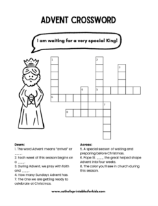 Free Catholic Advent & Christmas Printables for Kids – Catholic ...
