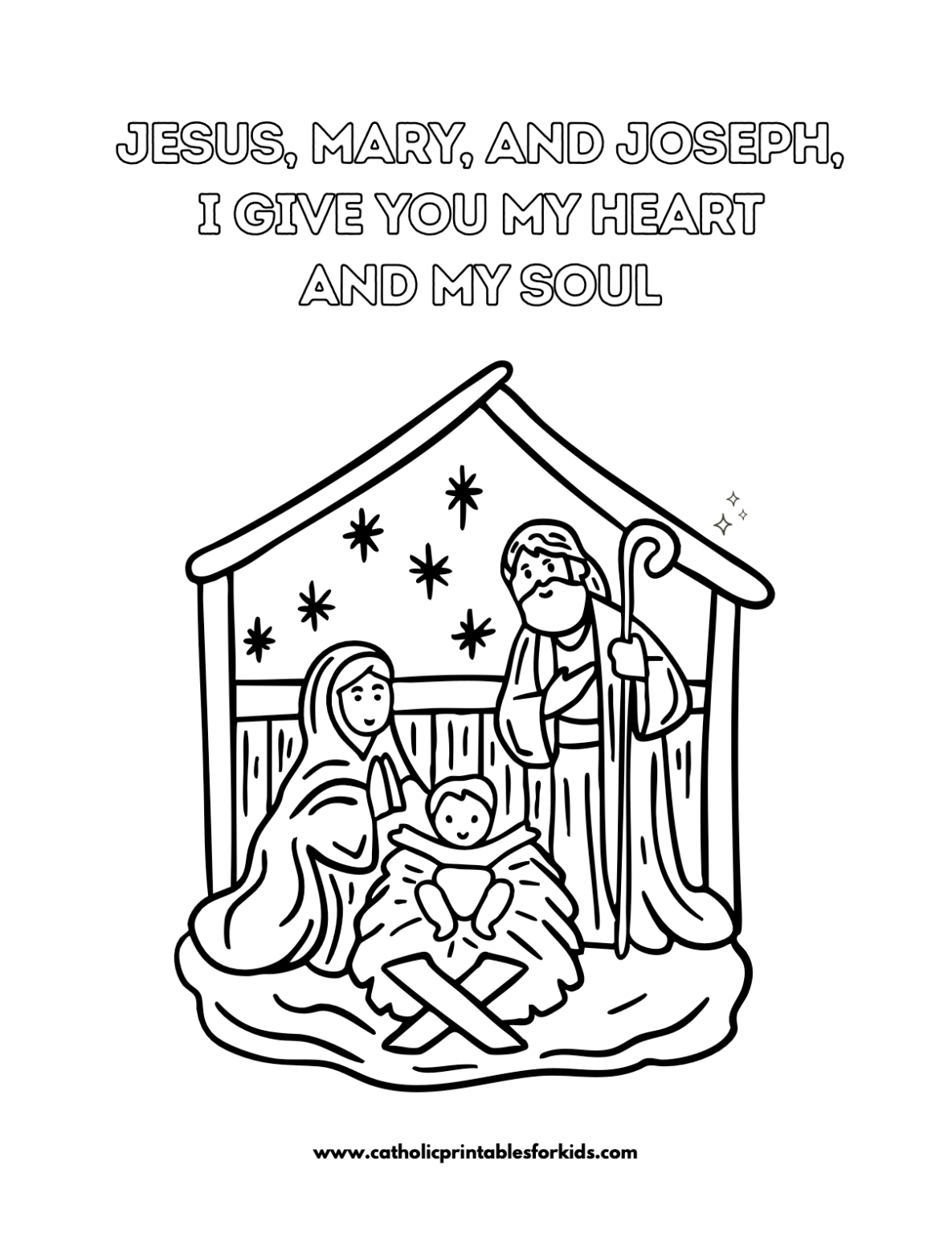 Free Catholic Advent & Christmas Printables for Kids – Catholic ...